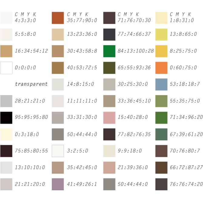 Research and study on the color system of MUJI - ou-momo